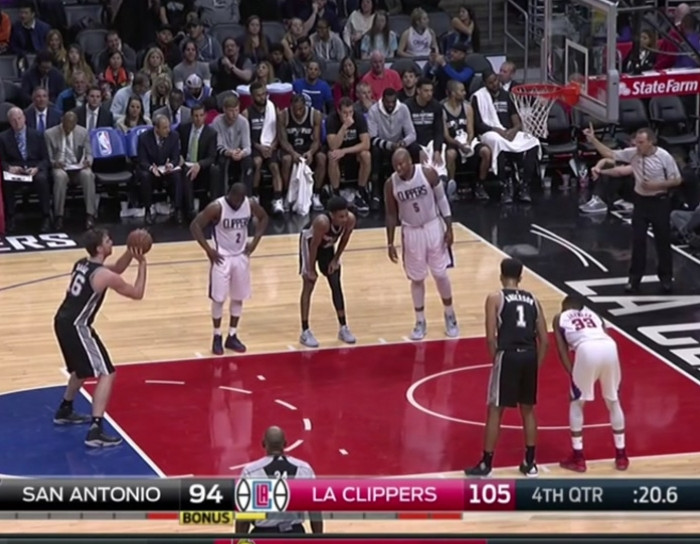 The most action-packed three seconds of basketball.