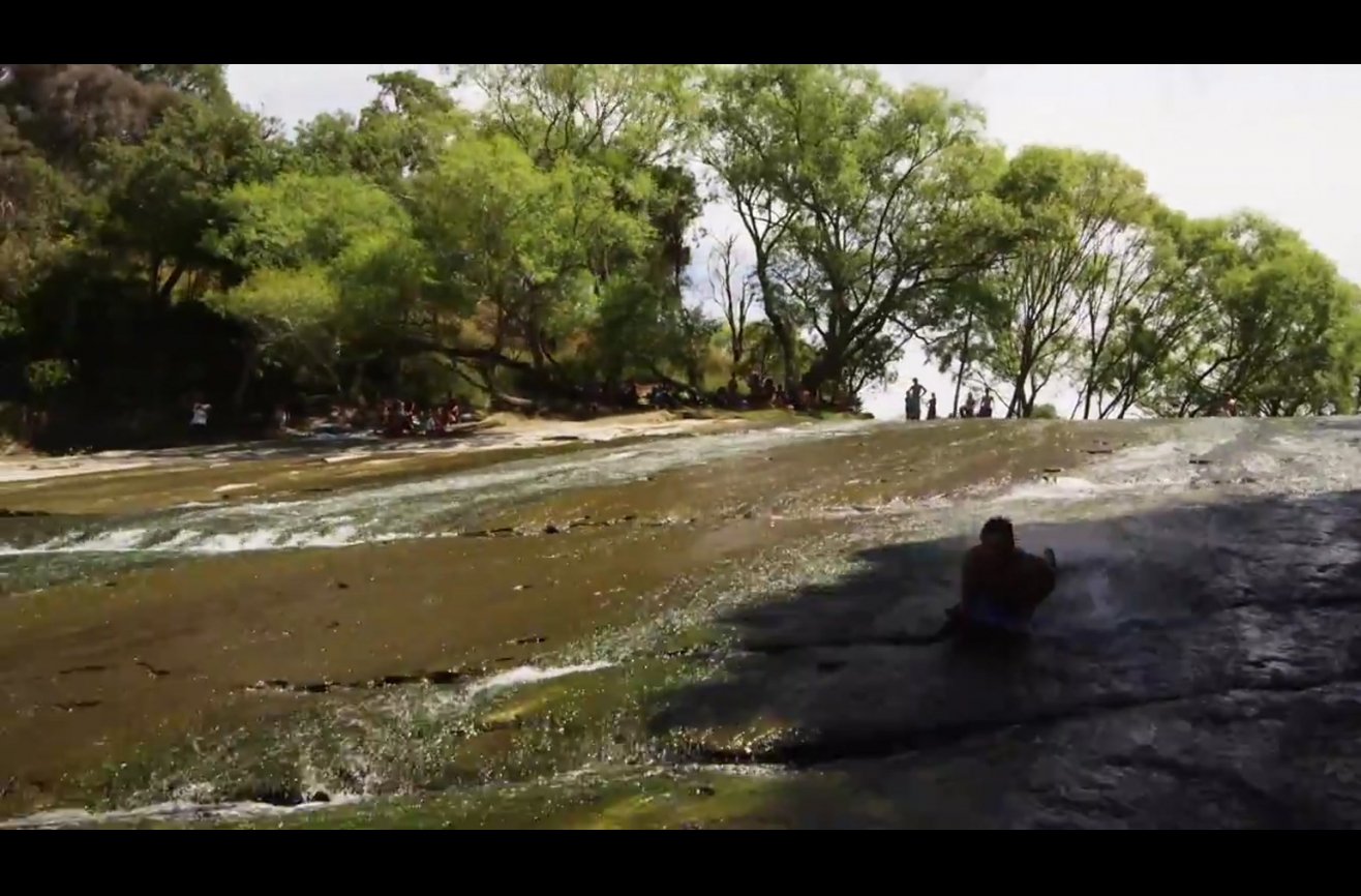 Somewhere in New Zealand is the world's most epic natural waterslide.