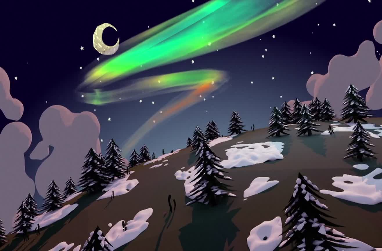 How epic solar winds make brilliant polar lights.