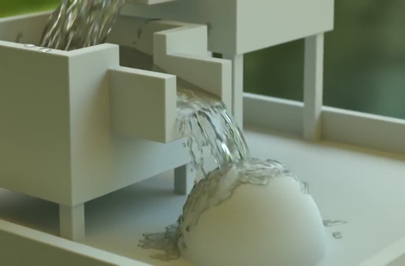 Computer-simulated liquid that looks unbelievably real.