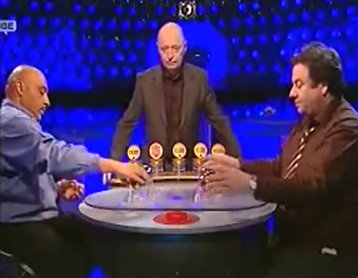 Game show contestant uses logic to break the game.