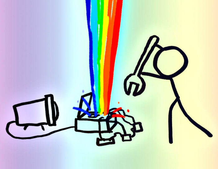 Why the colors on your computer are broken.