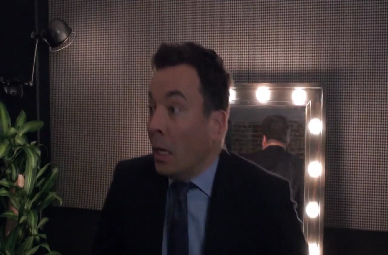 Jimmy Fallon hilariously sings "Barbara Ann" with five wax replicas of ...