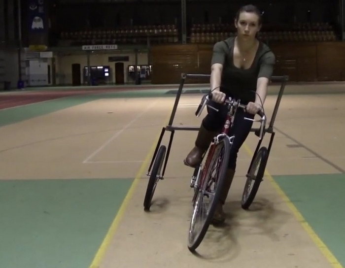 Why a bicycle in zero gravity is unrideable.