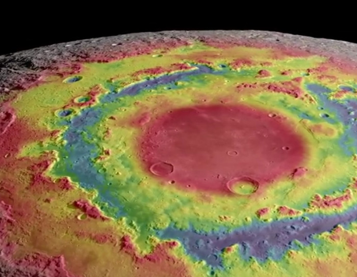 NASA tour of the Moon in 4K.