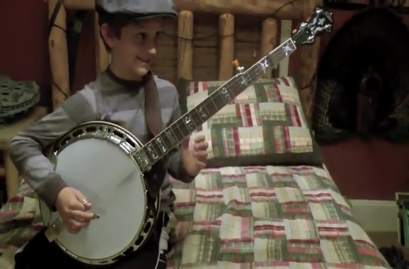 These kids are amazing: Sleepy Man Banjo Boys.