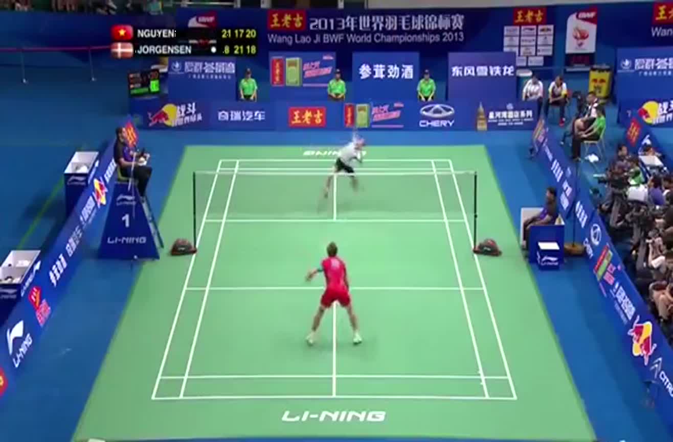 The longest rally in badminton history.