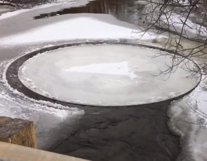 The "ice disc" is not your average winter phenomenon.