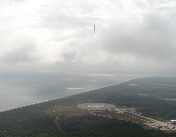 Get a bird's-eye view of SpaceX landing a rocket.