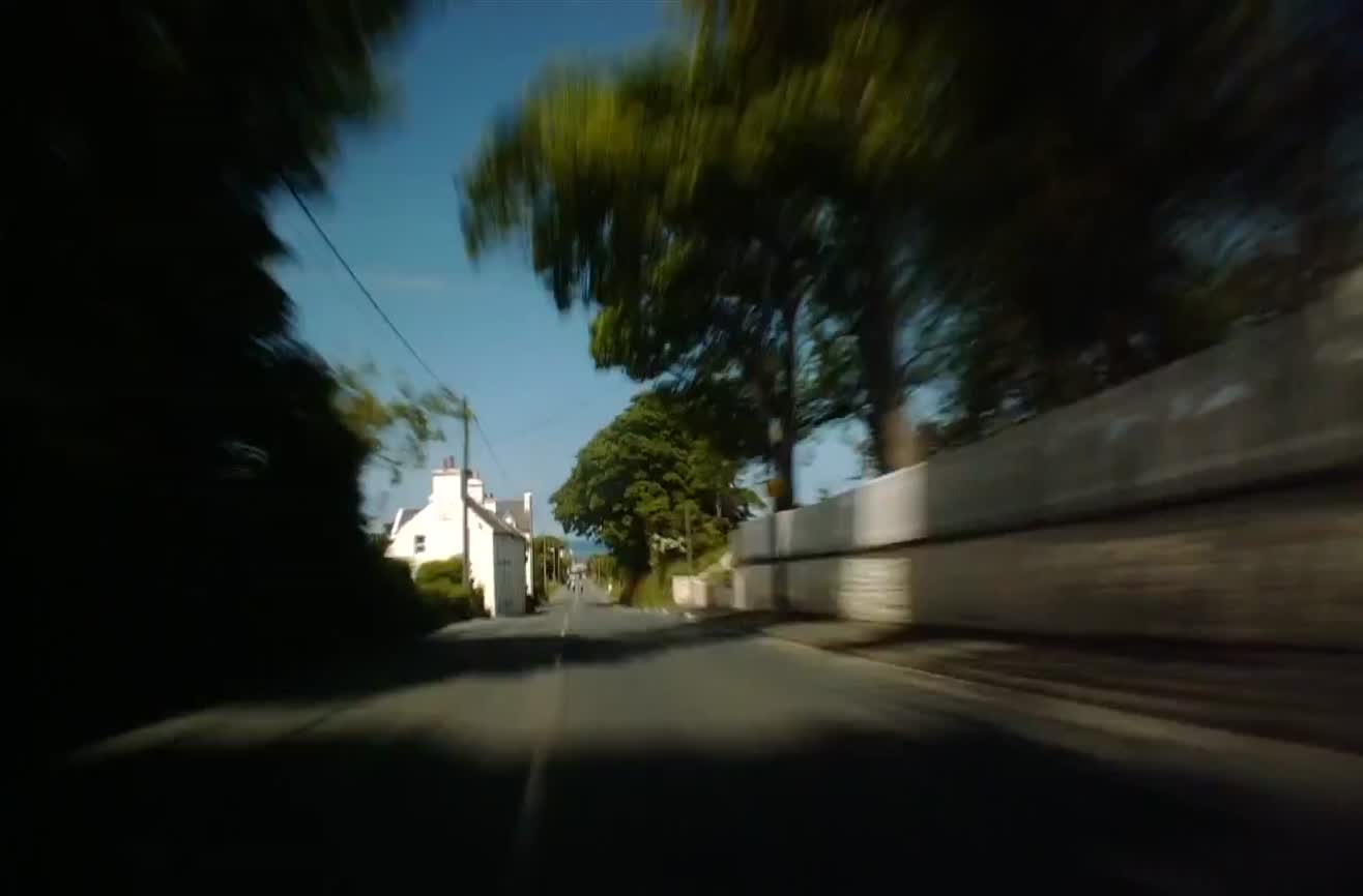 The awesome speed of a motorcycle race in first person.