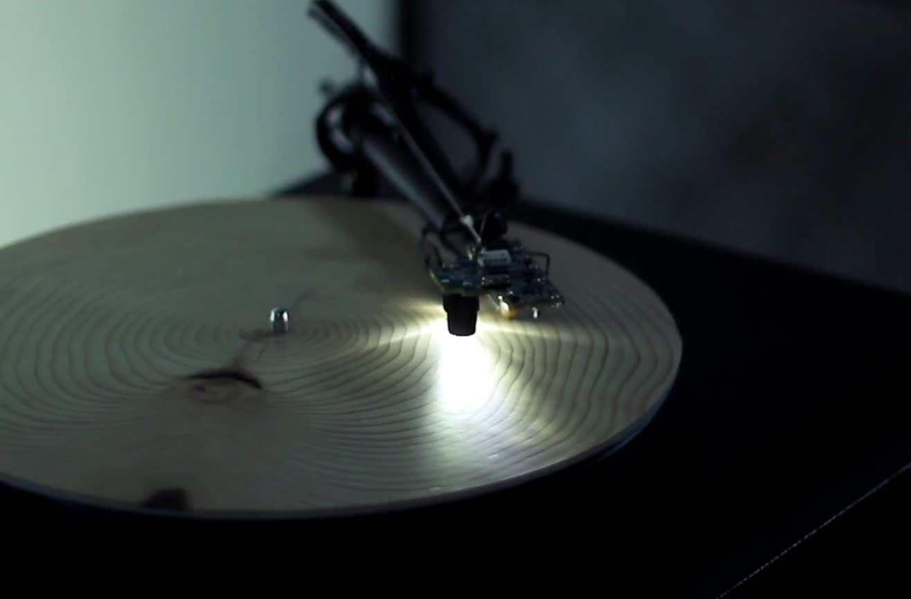 What do tree rings sound like when played like a record?