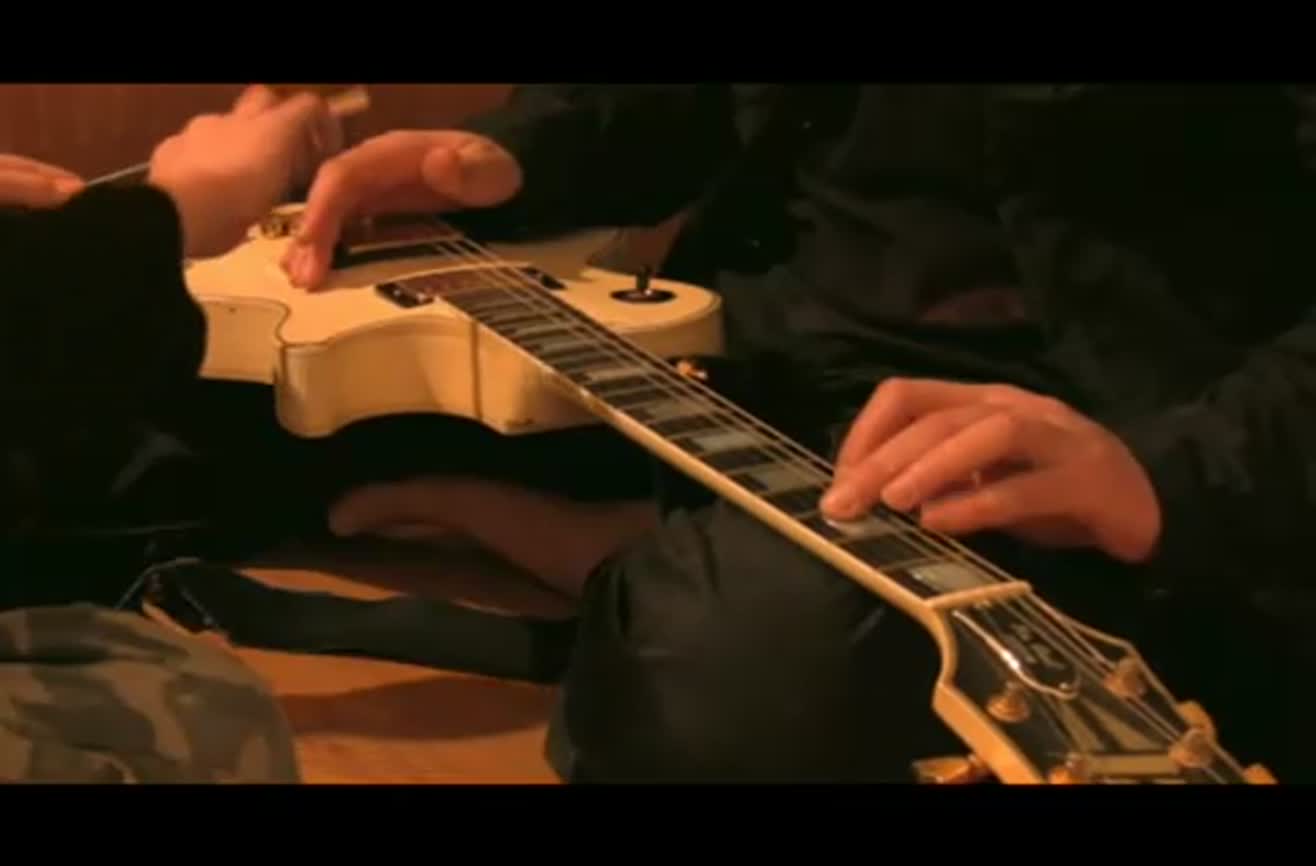 Pulp Fiction guitar, pencils.