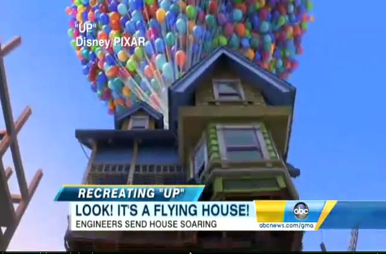 Disney's movie "Up" in real life.