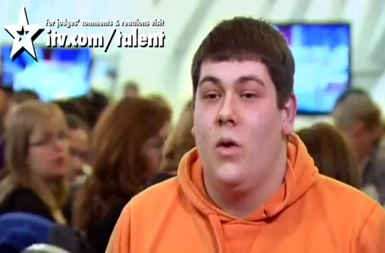 Michael Collings surprises "Britain's Got Talent".