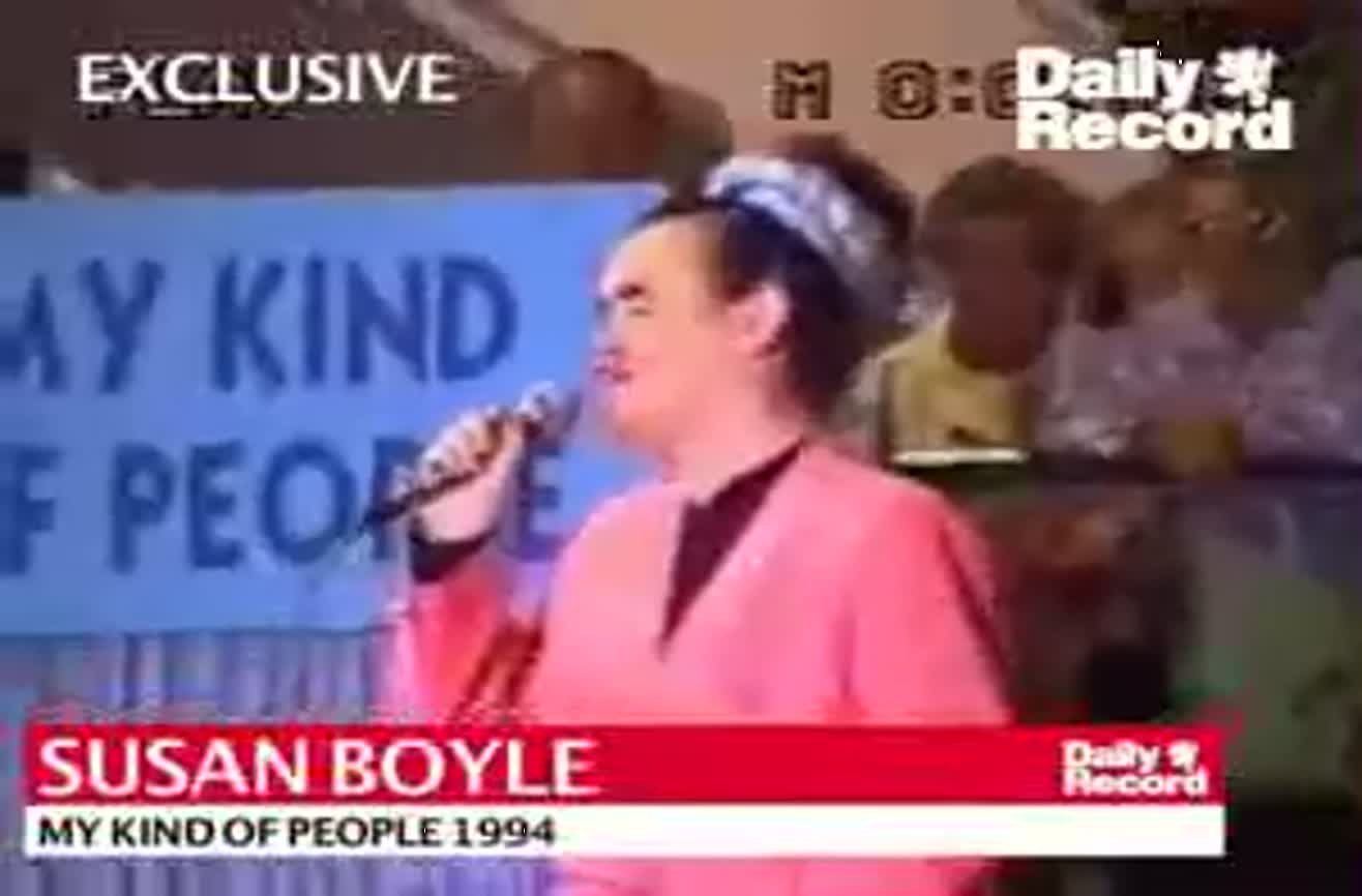 Susan Boyle in 1995.