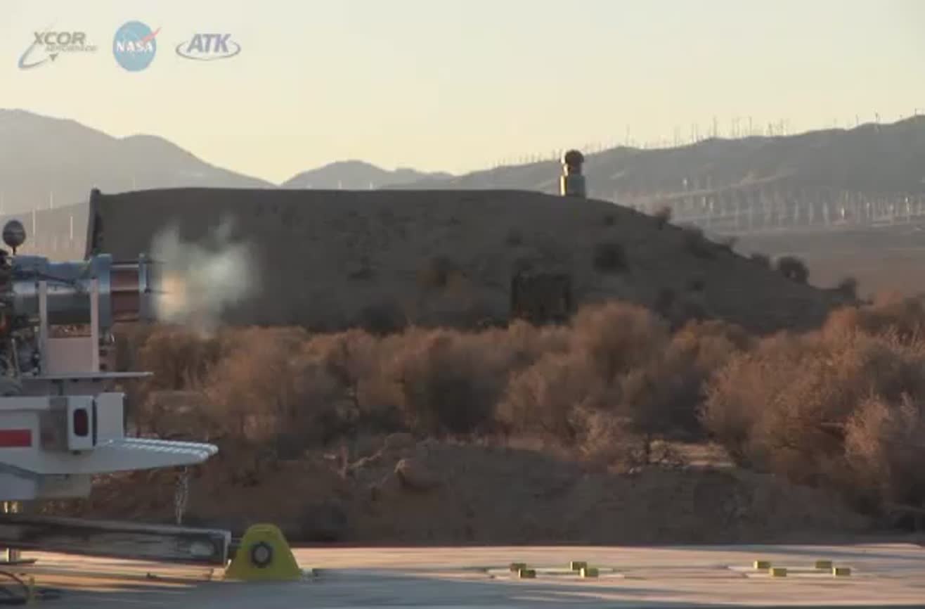 NASA: Testing new methane rocket engine.