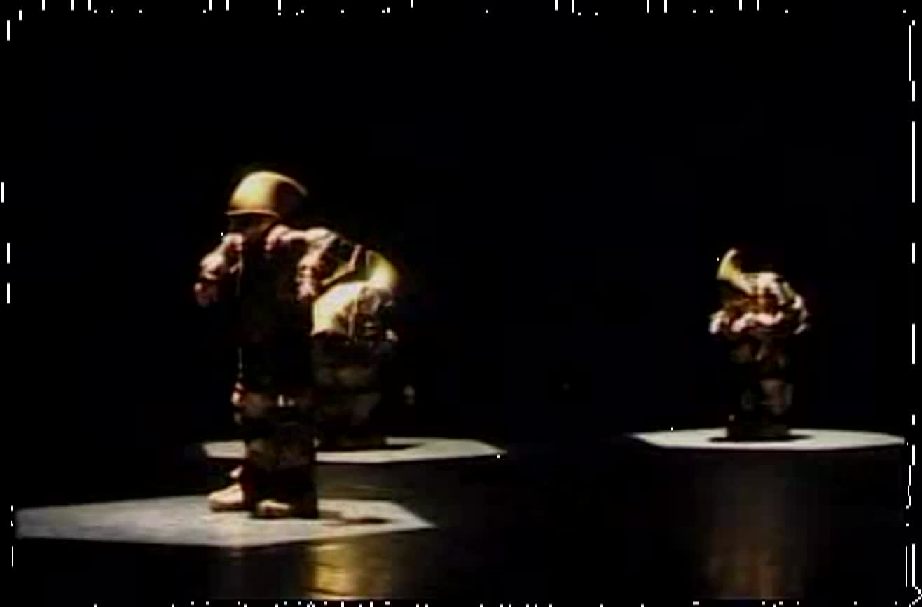 Very strange dance routine.