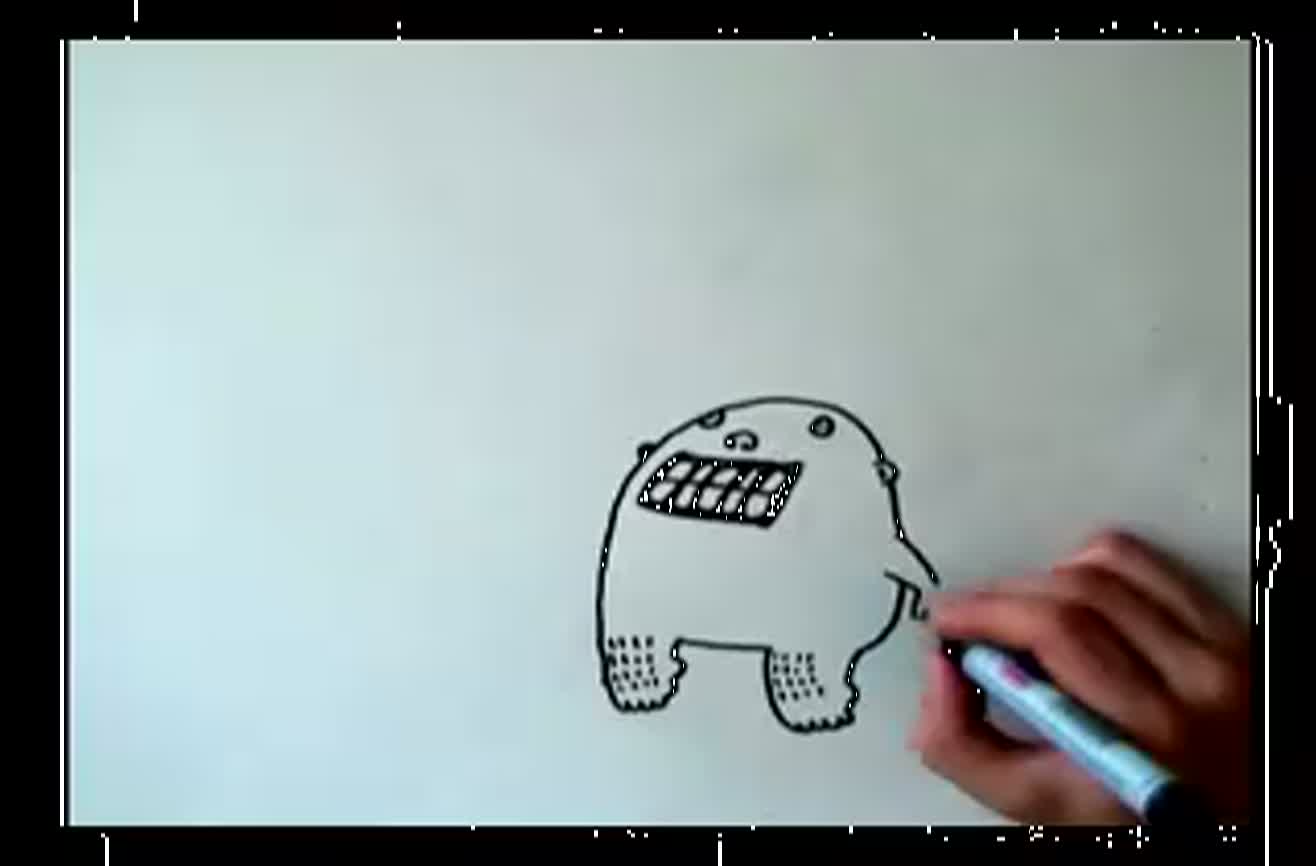 Cool drawing stop motion.