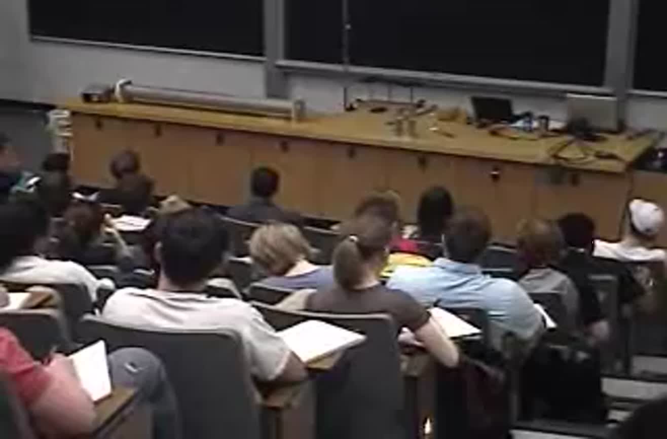 How to leave a boring class in style.