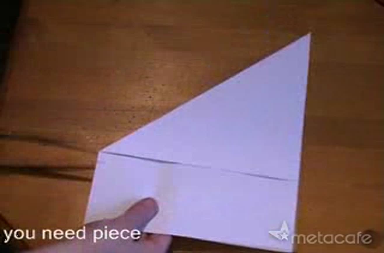 How to make a toy with a small piece of paper.