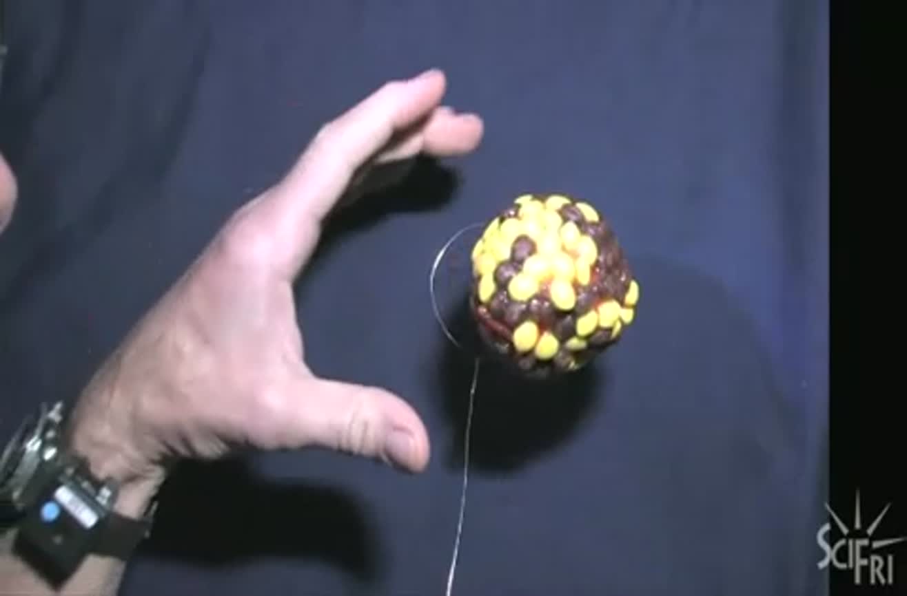 Wonder what candy corn is like in space?