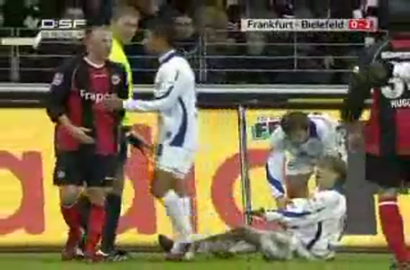 Soccer athletes faking injuries.