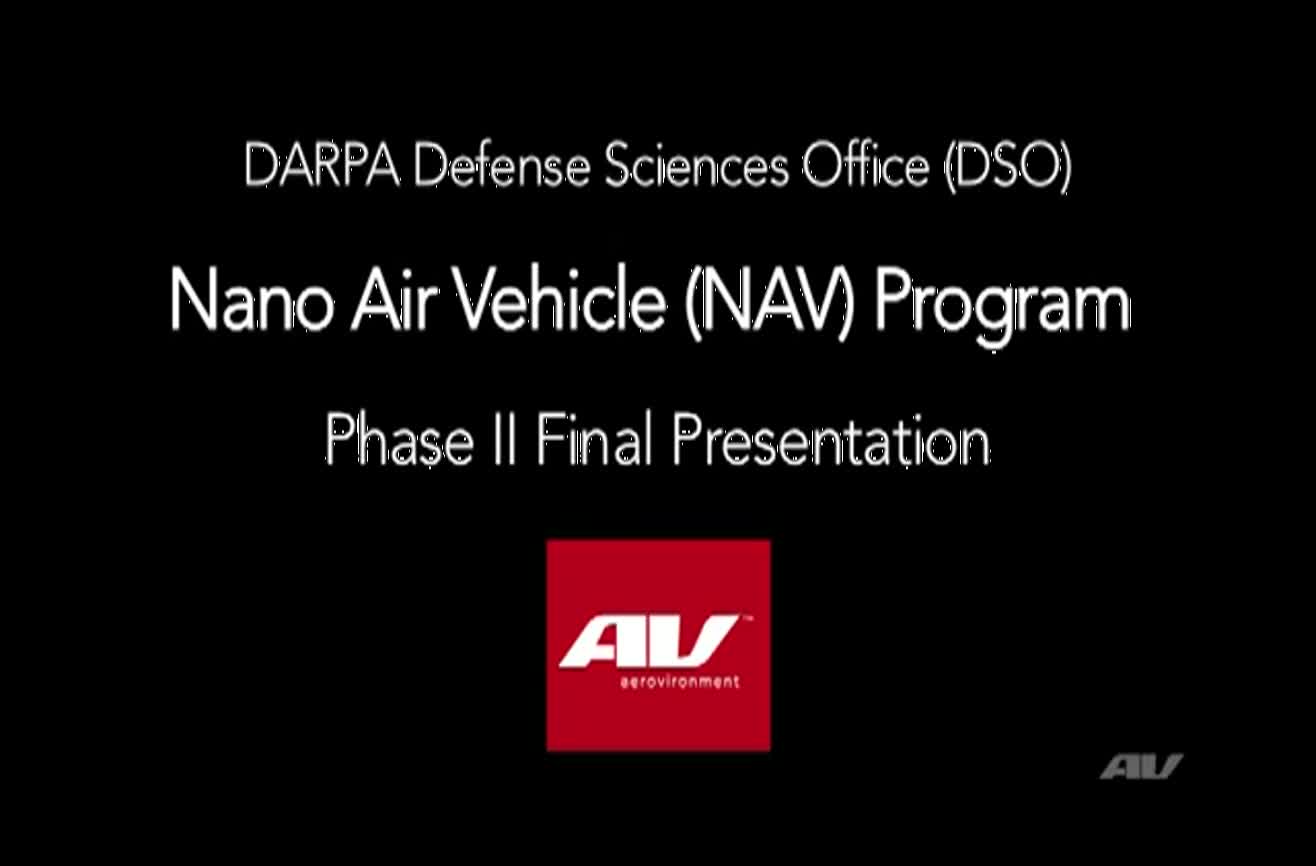 Nano Hummingbird spy drone being developed by the Pentagon.