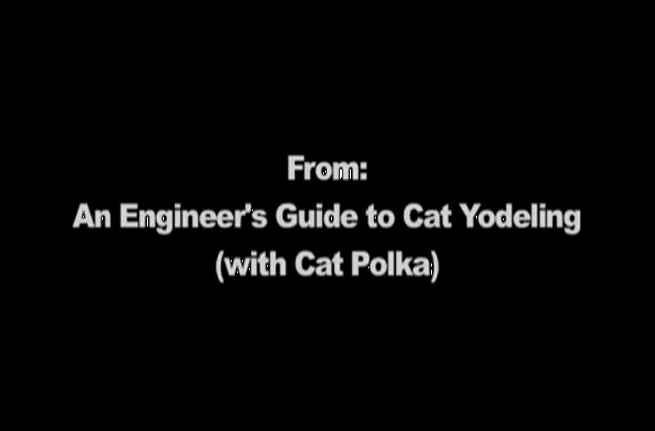 Ever heard of cat yodeling?