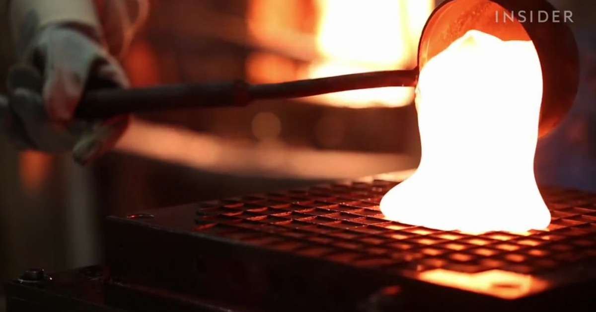 The extremely satisfying process of making mosaic glass tiles.