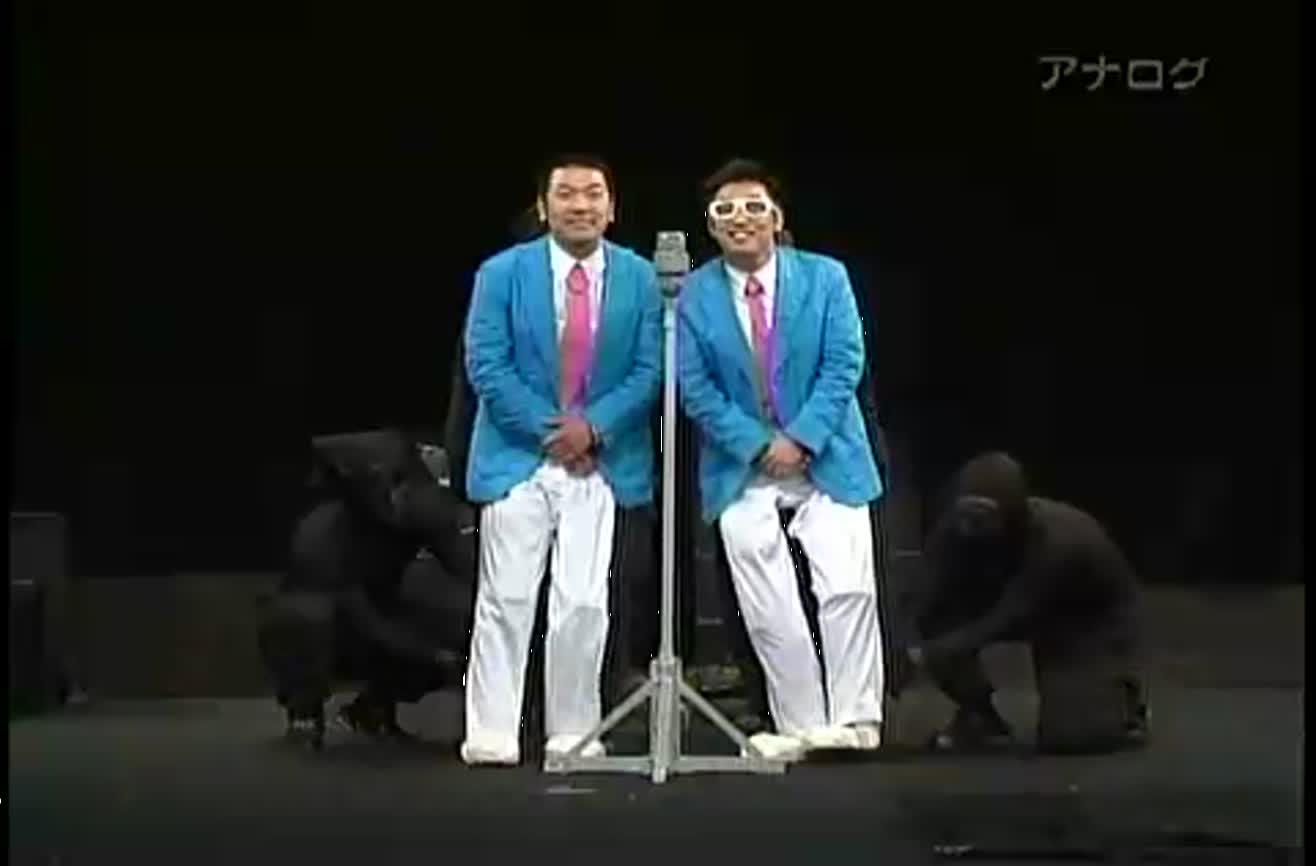 Bizarre Japanese men create unusual TV show.