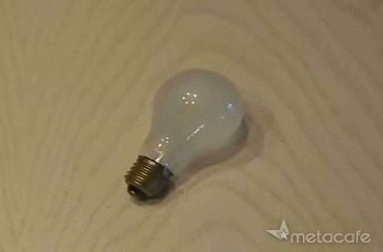 Lightbulb prank.