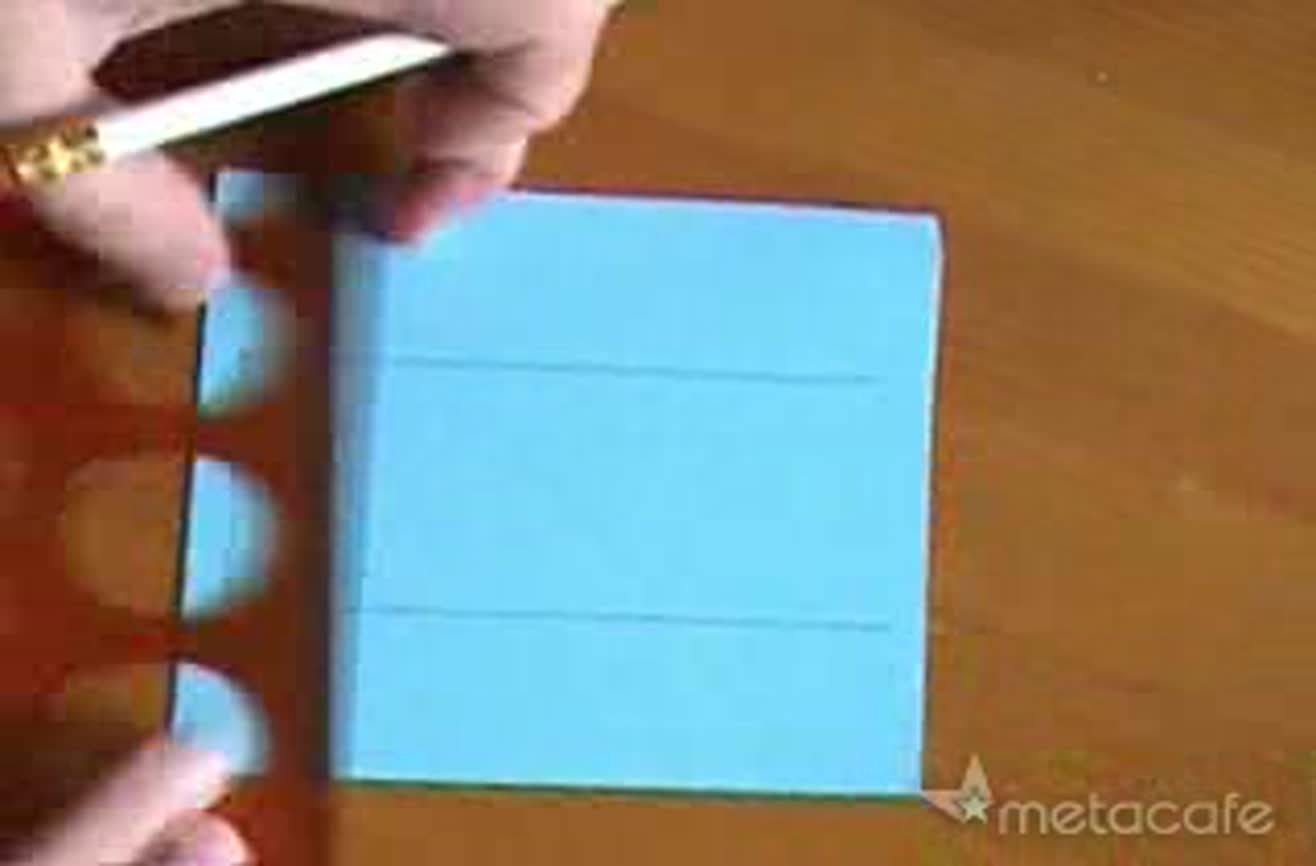 How to make paper cylinders.