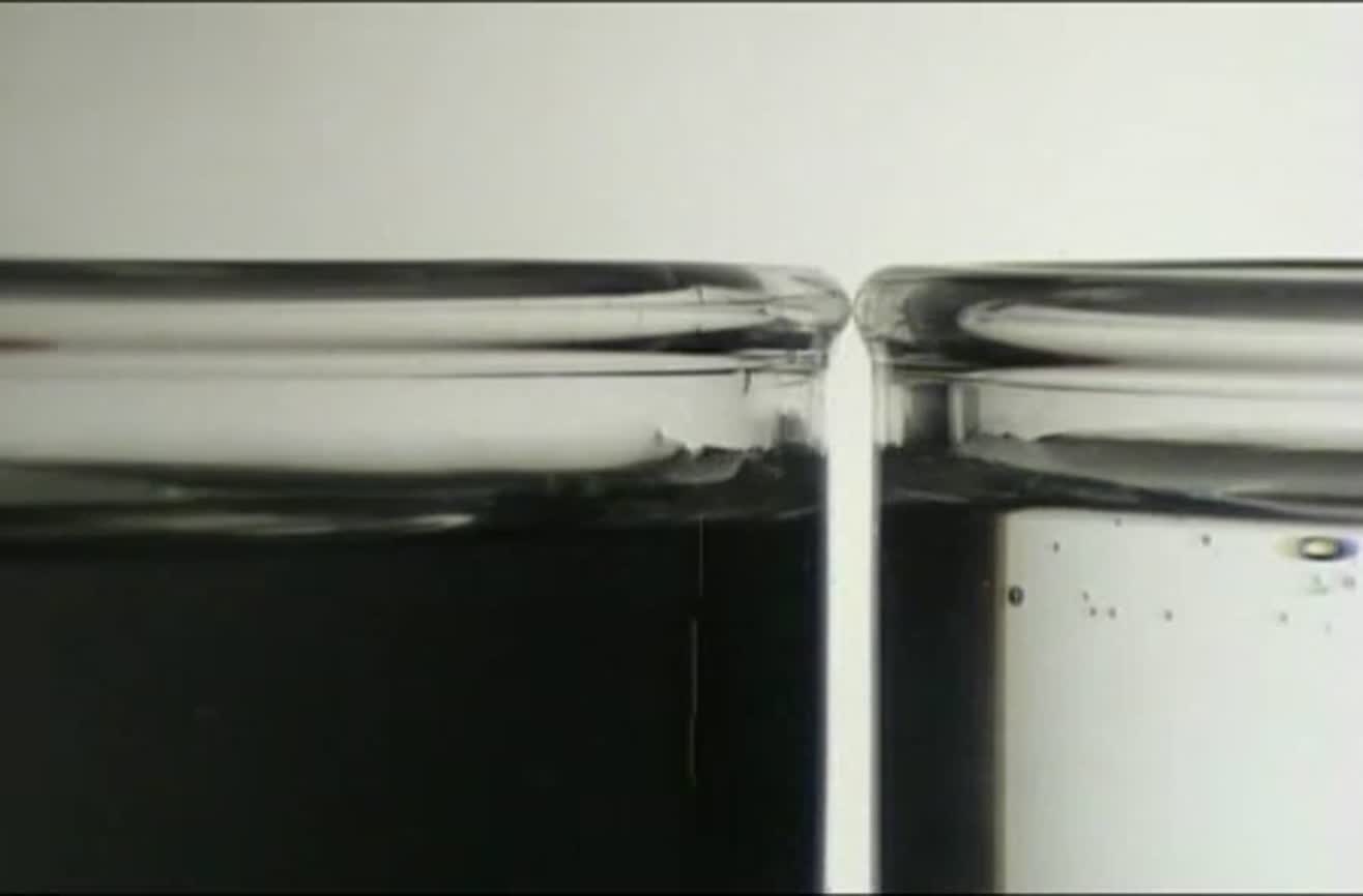 Floating water bridge trick.