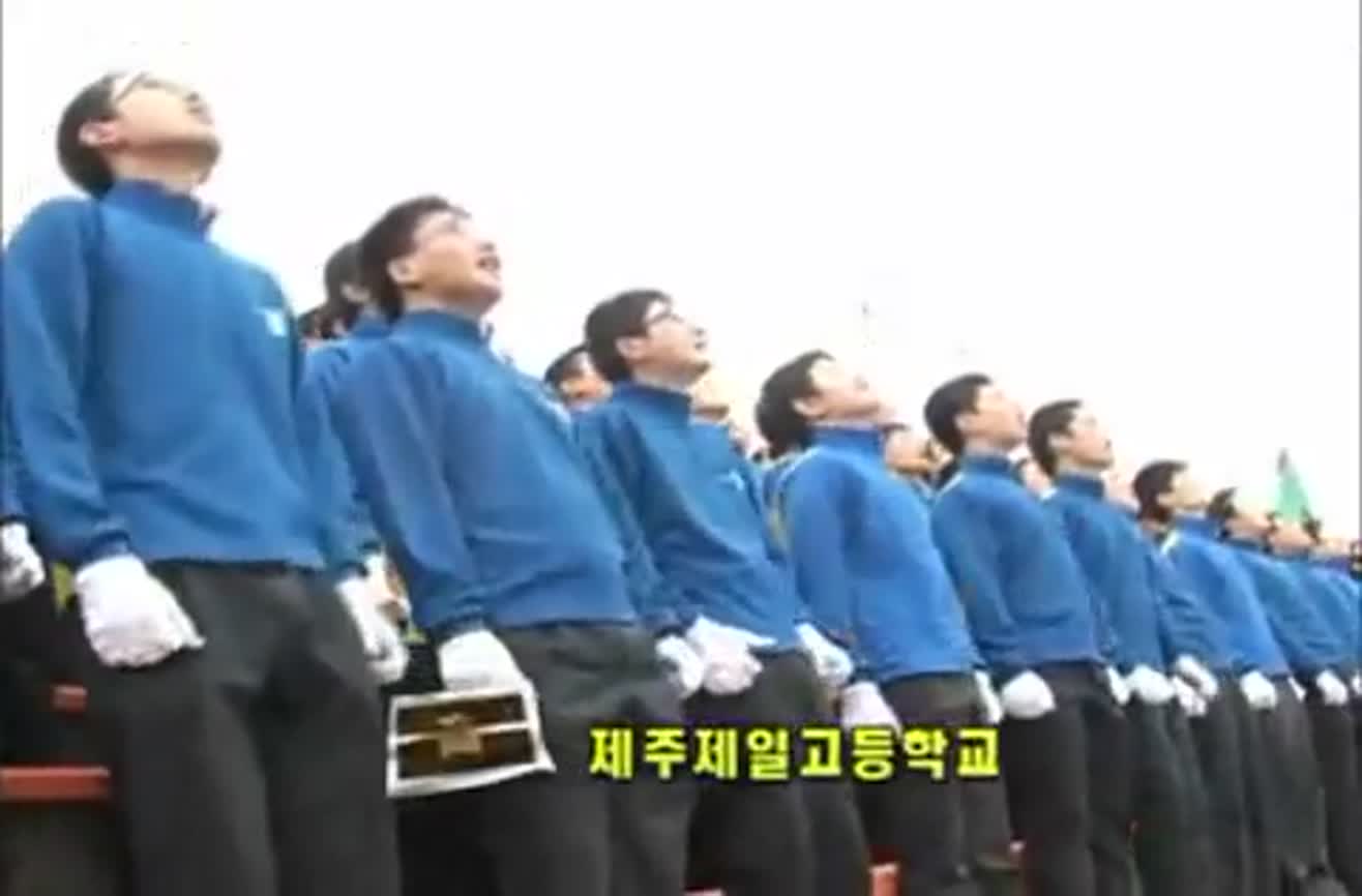 South Korea: Human LCD.
