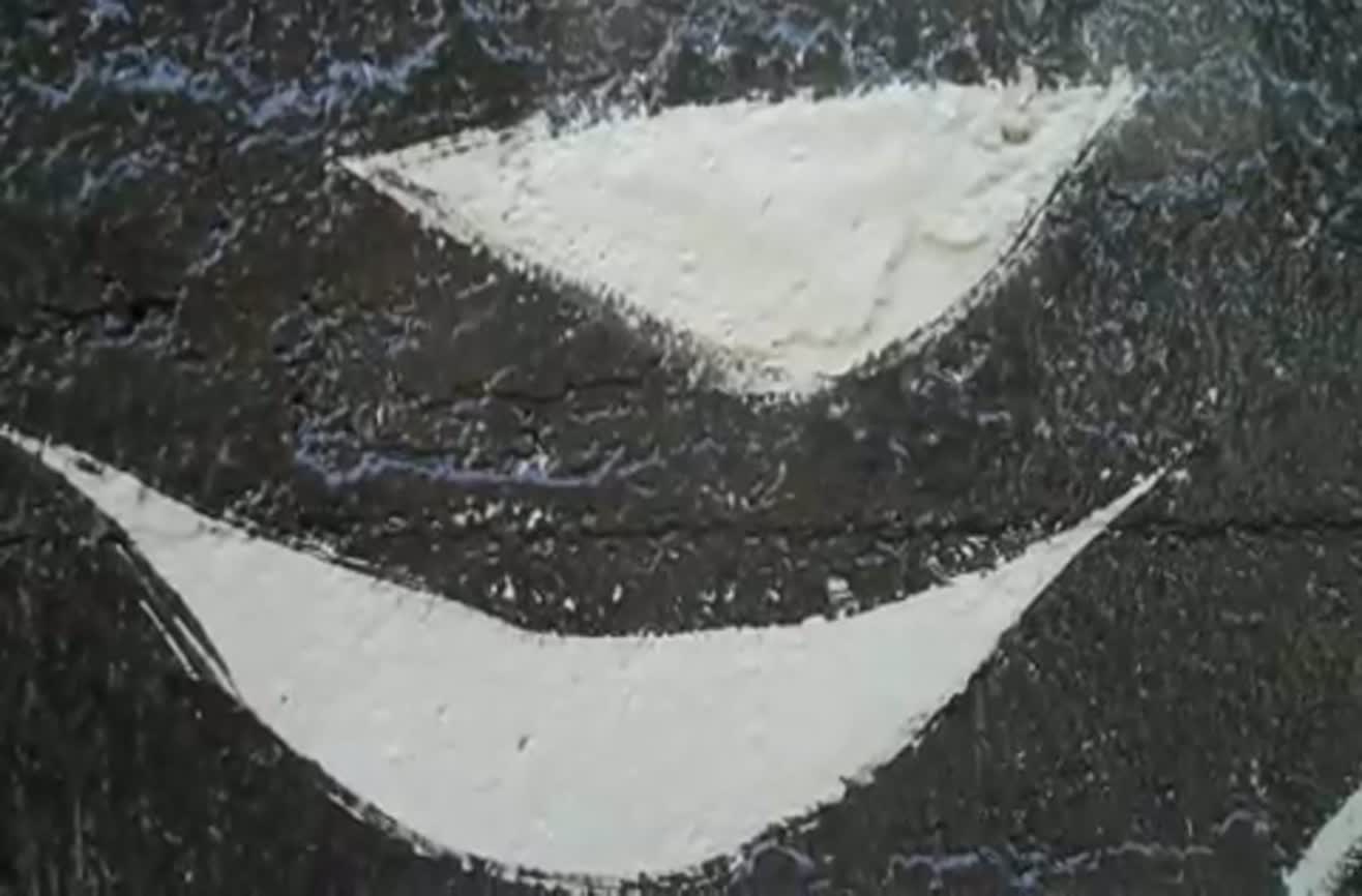 Friendly graffiti uplifts people's spirits.