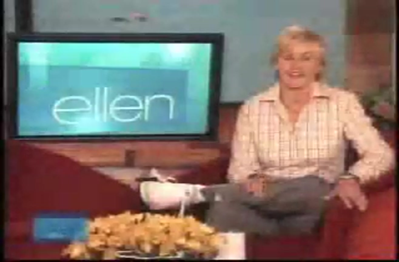 Ellen DeGeneres shows a clip of an unbelievably smart dog.