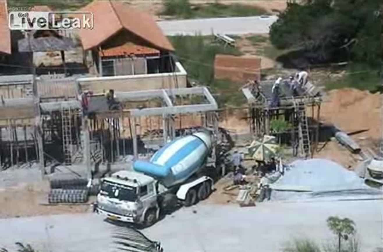 Crazy concrete work.