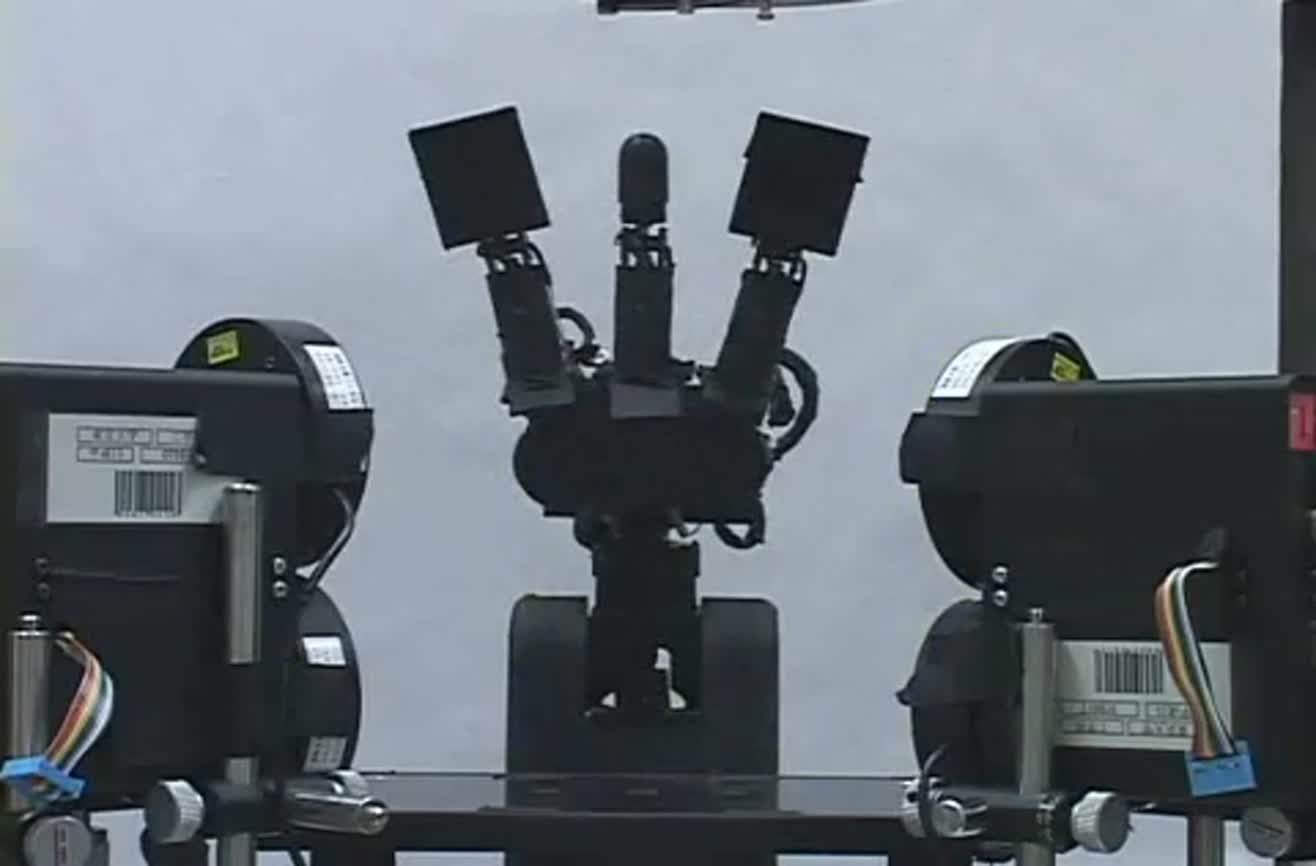 High-speed robotic hands.