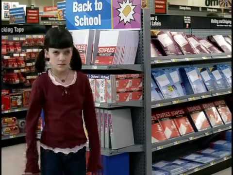 Staples back to school commercial from 2004 starring Alice Cooper