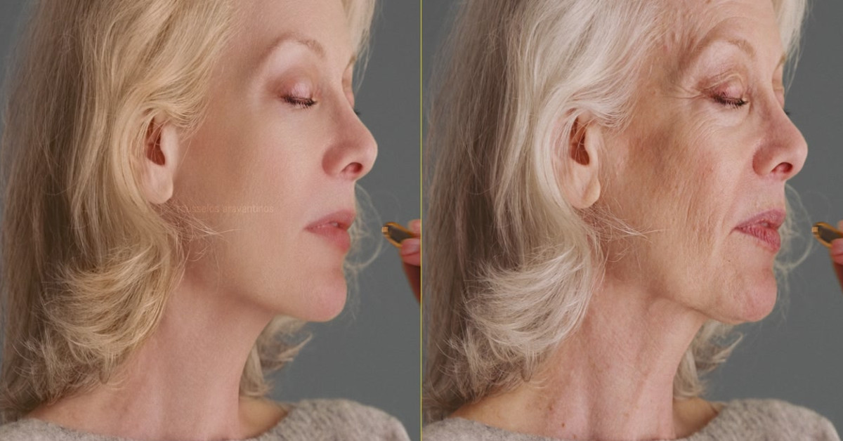 Stunning age reduction VFX work.