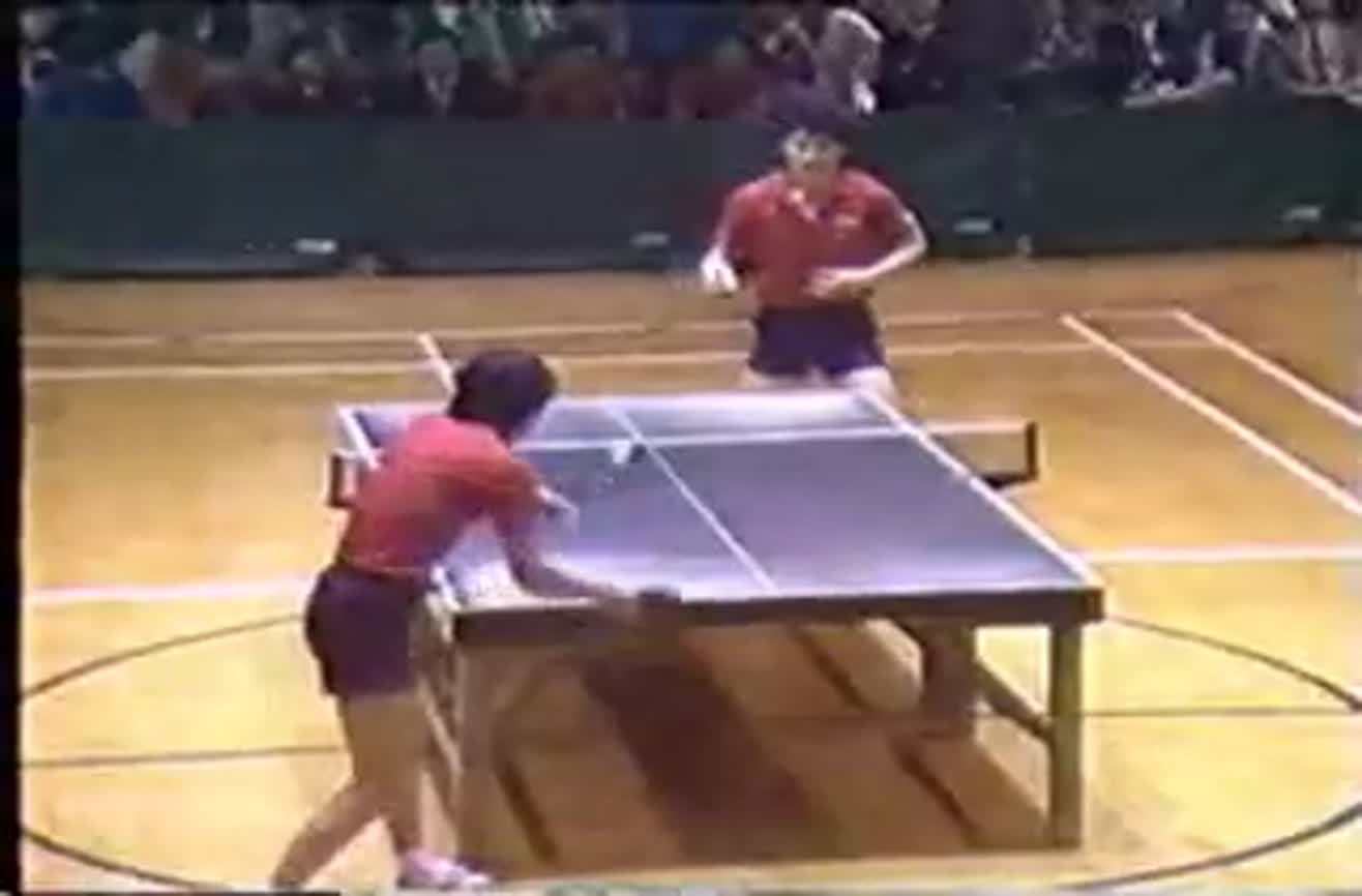Ever seen ping pong this crazy?