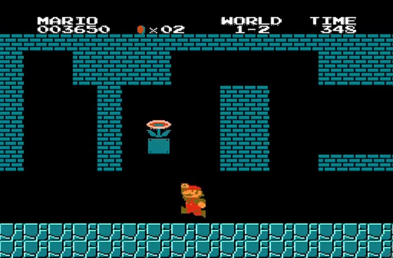 Guy hacks Super Mario Bros. to play with Ryu Hayabusa from Ninja Gaiden.