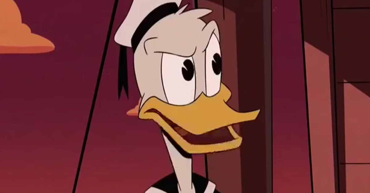 That time Donald Duck talked with a normal voice.