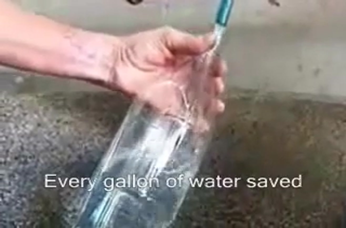 Use a two-liter bottle as a 50-watt light bulb.