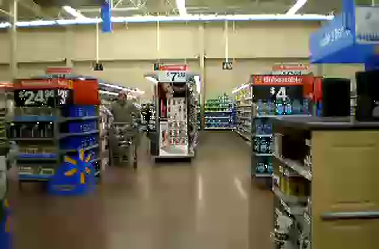 Fun way to shop at Walmart.