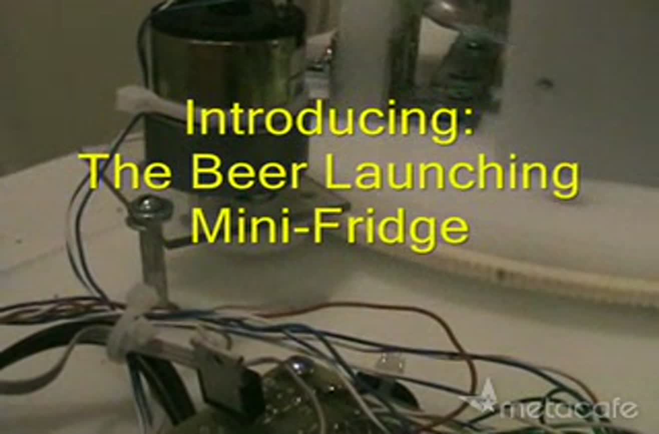 Robotic beer refrigerator. You've never seen anything like this.
