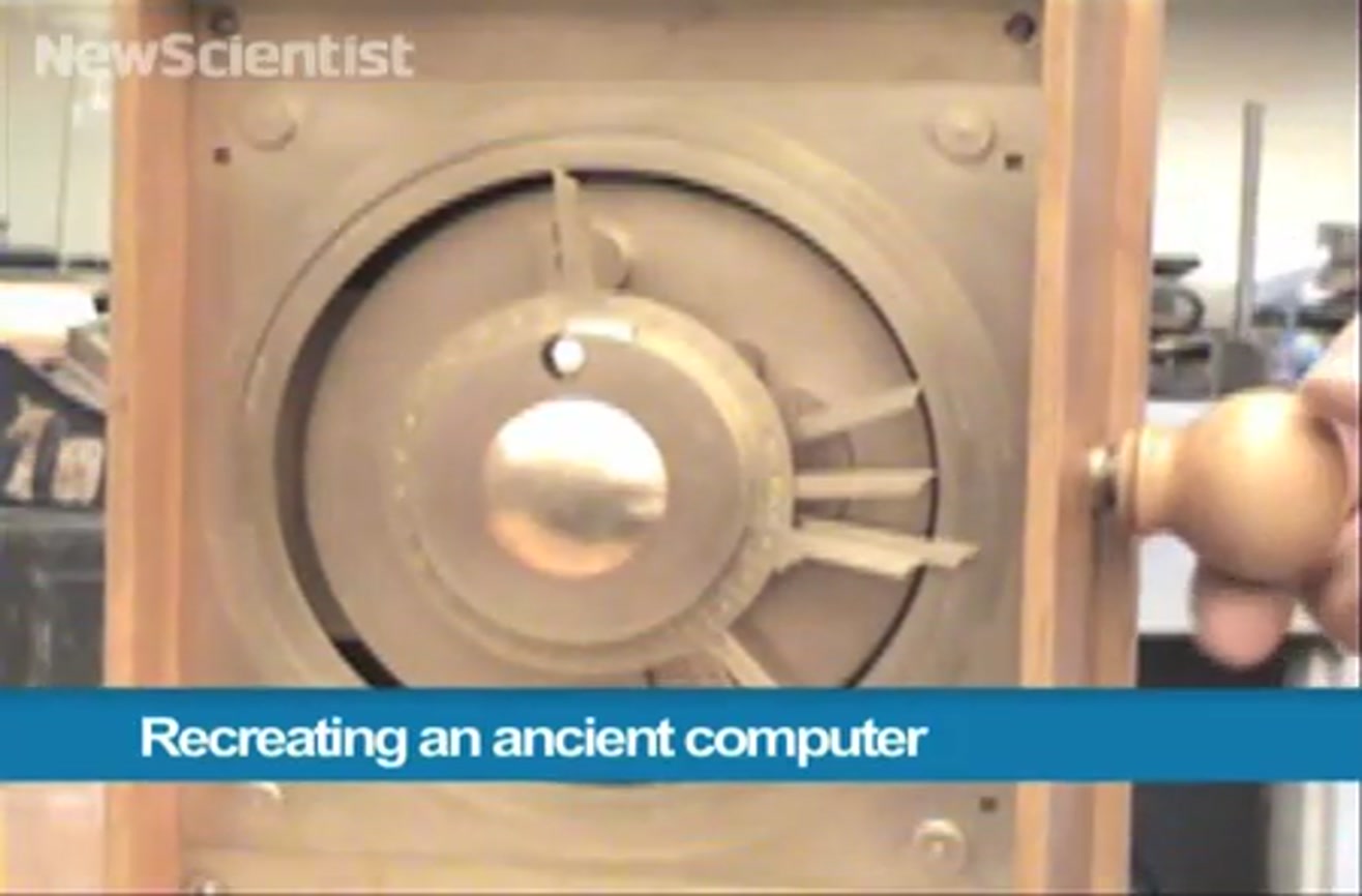 World's first computer, two thousand years old.