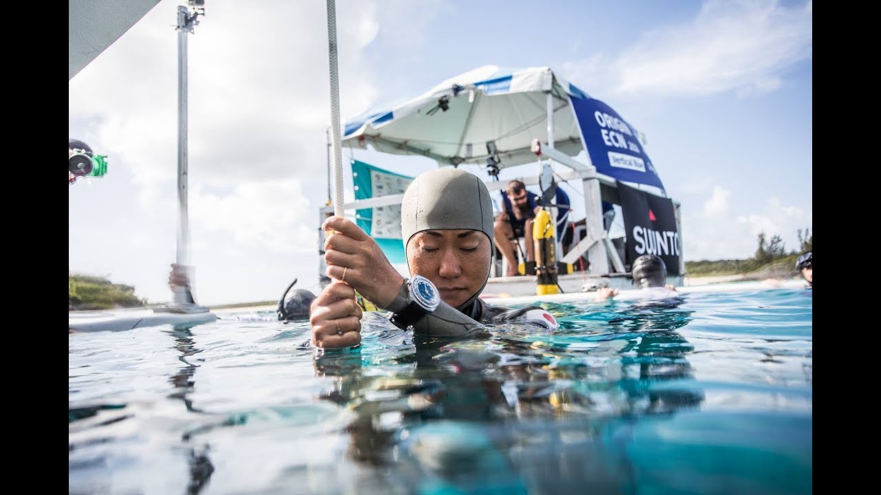 Freediver sets world immersion record at 97 meters