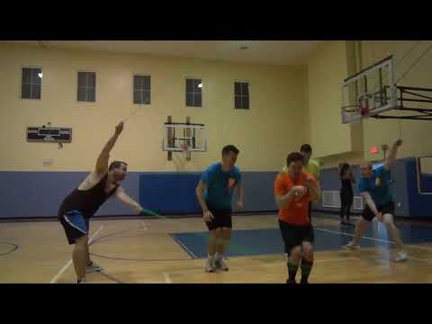 Professional double dutch jump rope tricks