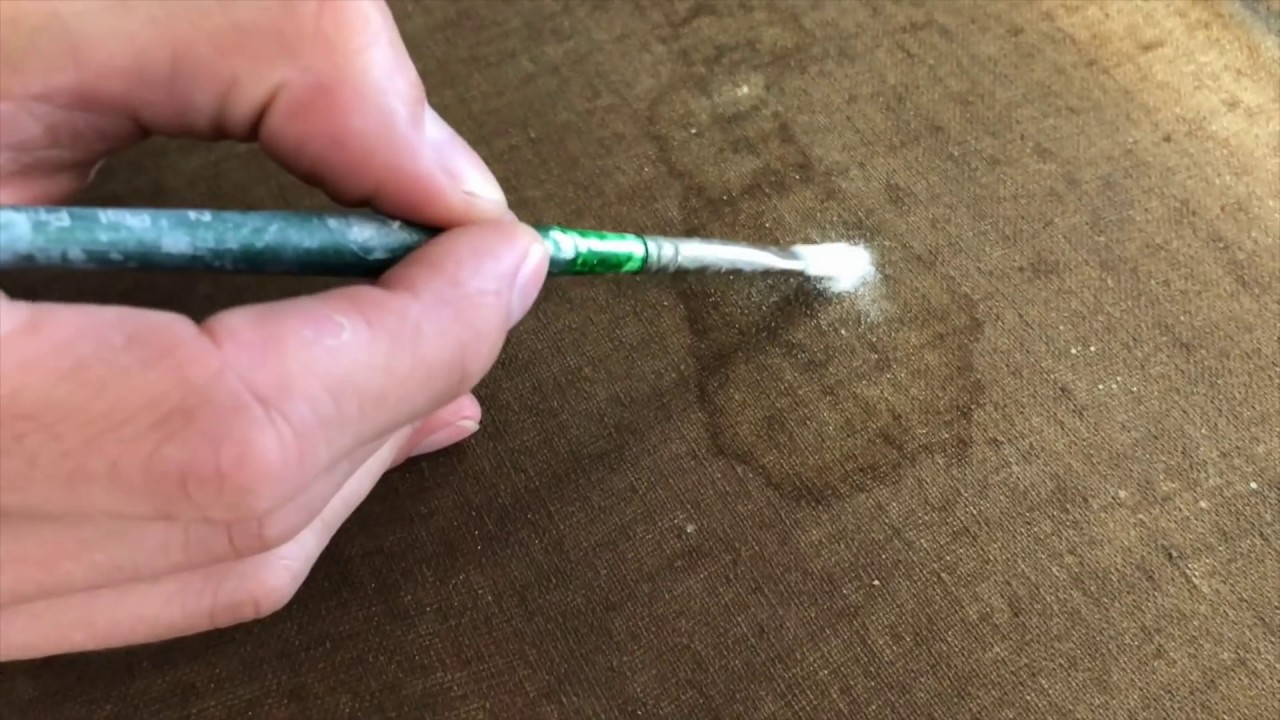 Restoring an old painting, step by step